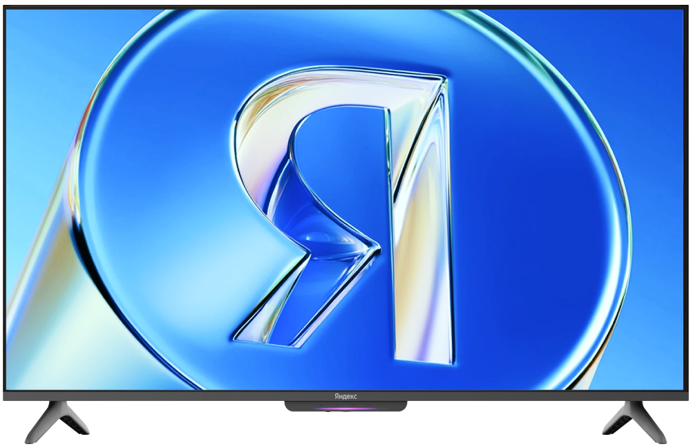 Телевизор Яндекс ТВ Станция Бейсик с Алисой 65" QLED Черный (YNDX-00081 ...